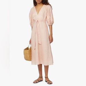 Zimmermann | Dresses | Nwot Zimmermann Dancer Day Midi Linen Dress ...